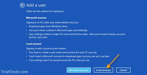 Create A Local User Account In Windows