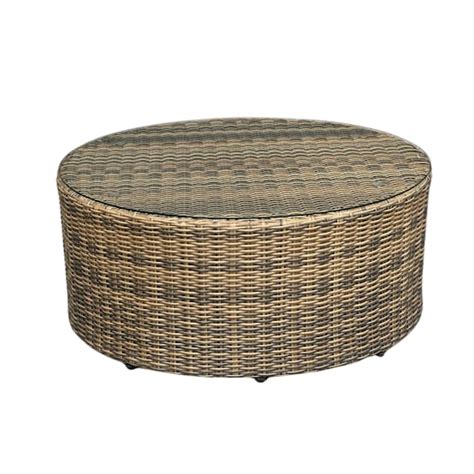 Table Basse De Jardin Résine Tressée Emmy Ecloz Jardiland