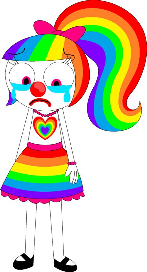 Rainbowkitty101 As A Clown By Convbobcat On Deviantart