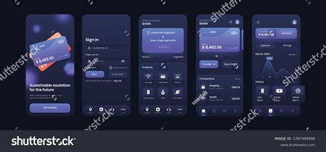 Banking Application Splash Screen Stock Vector Royalty Free 2297499099 Shutterstock