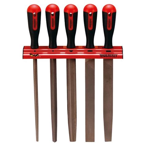 Teng 5pce 10 File Set W Wall Rack Itm Industrial Products