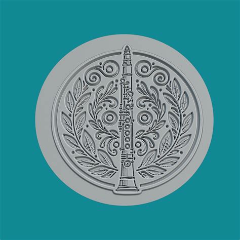 3d File Oboe Music Medallion Oboe 3d Print Model 🎵 ・3d Printing Model To Download・cults
