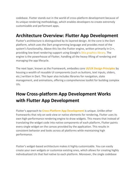 Flutter App Development Pros Cons And Tipspdf Computer Software