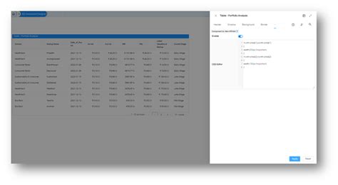 Customize Width Of Columns In A Tabular Report Adhoc Helical