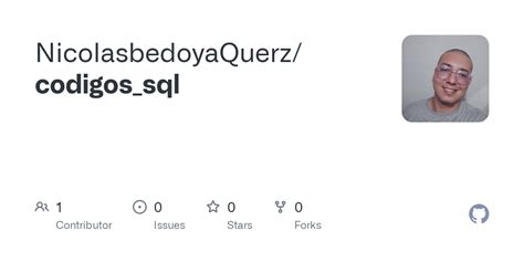 GitHub NicolasbedoyaQuerz Codigos Sql