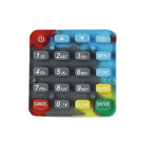 Rubber Pos Machine Keypad Replacement Pos Parts For Newpos New8110 Keyboard With Function Key