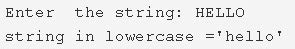 C Program To Convert Uppercase String To Lowercase 4 Ways