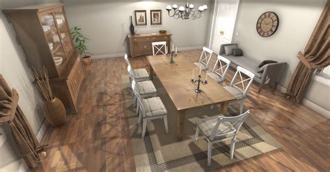 dining room 3d interior unity asset store