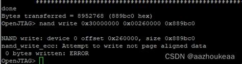 使用tftp、nand等uboot自带操作完成内核、文件系等下载烧写 tftpboot csdn博客