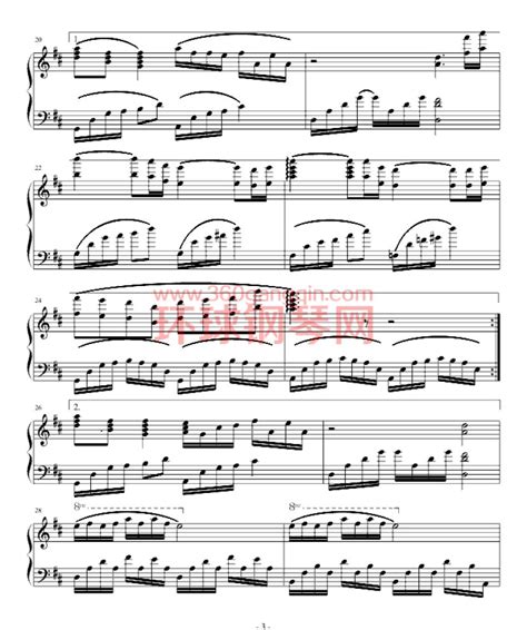 青花瓷 周杰伦钢琴谱 青花瓷青花瓷钢琴谱 环球钢琴网