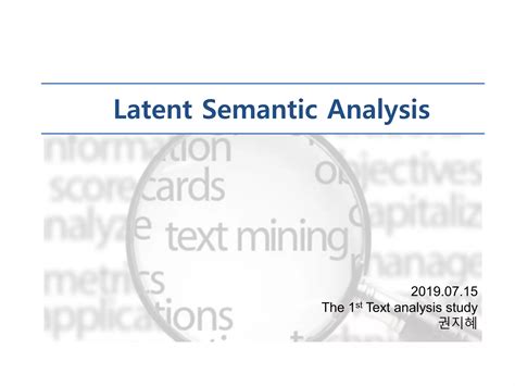 latent semantic analysis lsa pdf science