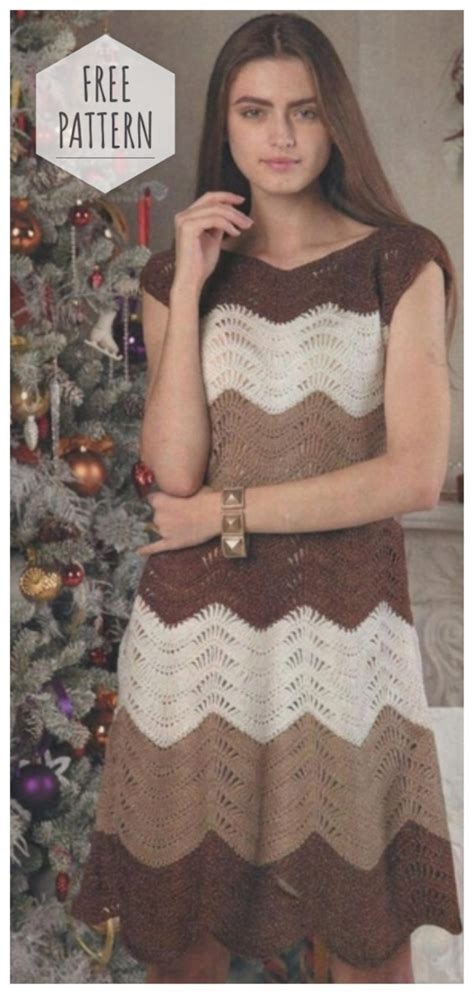 Dress With Stripes Pattern Peacock Tail