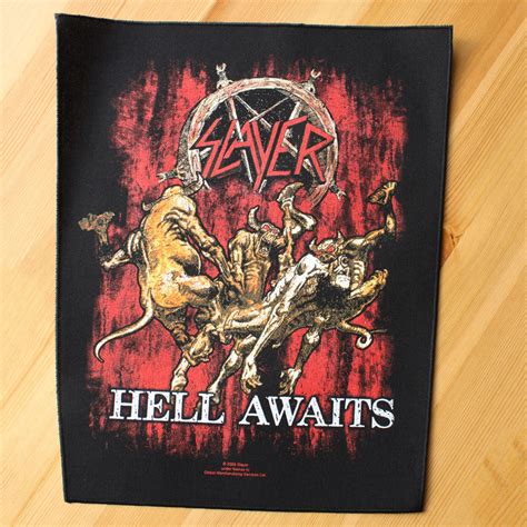 Slayer Hell Awaits Backpatch Todestrieb