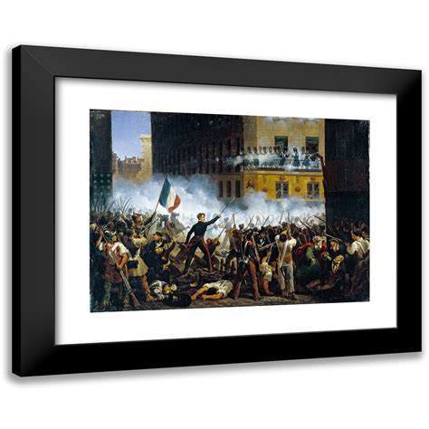 Hippolyte Lecomte 14x11 Black Modern Framed Museum Art Print Titled