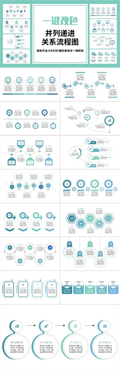 并列递进关系流程图 花瓣网