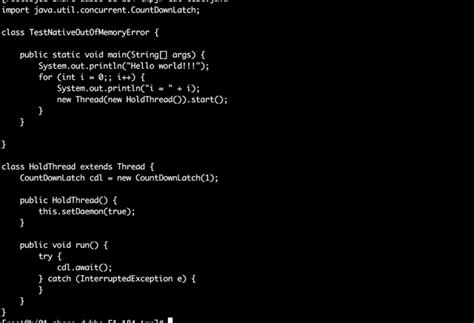 Javalangoutofmemoryerror Unable To Create New Native Thread问题排查以及当前系统最大进程数量 昀溪 博客园