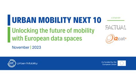 Unlocking The Future Of Mobility With European Data Spaces Bau Accelerator