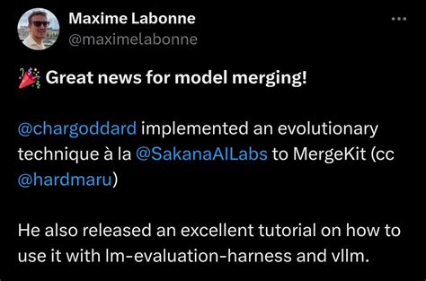 Evolutionary Model Merging Rlocalllama