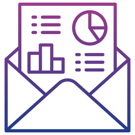 Analytic Chart Generic Gradient Outline Icon