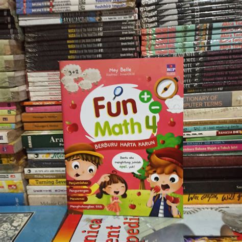 Jual Buku Original Fun Math 4 Berburu Harta Karun May Belle Bekas