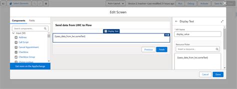 Pass Data From Lwc To Flow