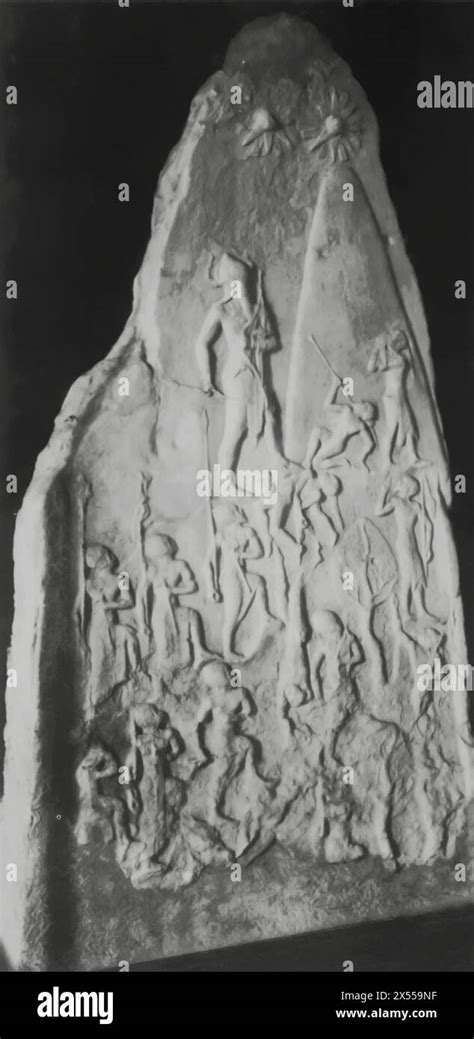 Stele A Stone Slab Of Naram Sin King Of Agade From Chaldea Dated