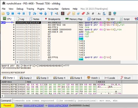 Generated Shellcode Is Executable But Not Runnable With Runshc Issue Hasherezade Pe To