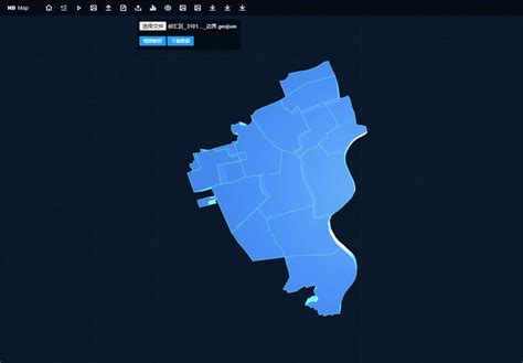 三维地图绘制神器 nb map 升级了！可支持下载区县、乡镇地图！