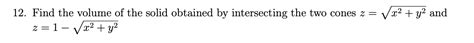 [solved] 12 find the volume of the solid obtained by int