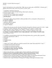 MCDB 111 M2018 Section Quiz 3A Key Pdf MCDB 111 Su 2018 Wed Section Quiz 3 8 22 18 Answer Each