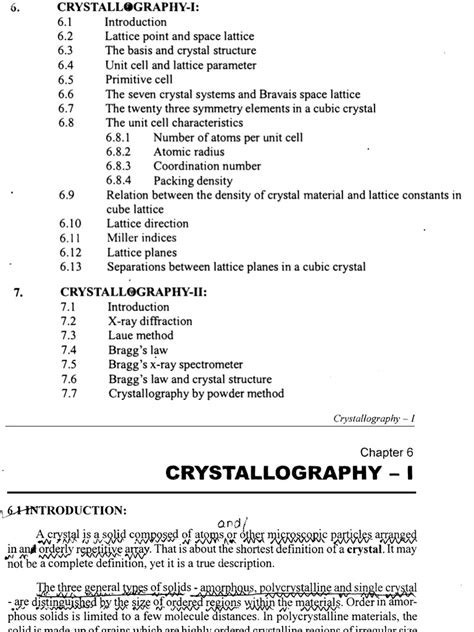 Crystallography Download Free Pdf Crystal Structure X Ray