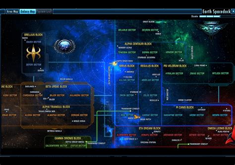 Star Trek Galaxy Map Interactive