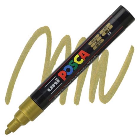 Posca 5m Metallic Goud Foamtastic Crafts