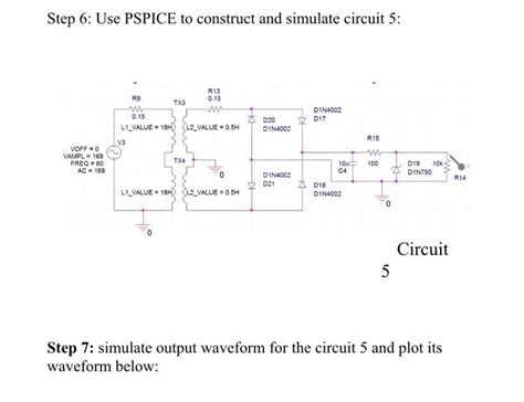 Solved Step 6 Use Pspice To Construct And Simulate Circuit