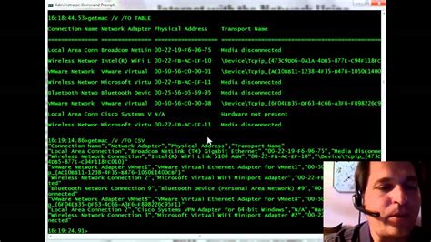 microsoft s getmac and netstat command youtube