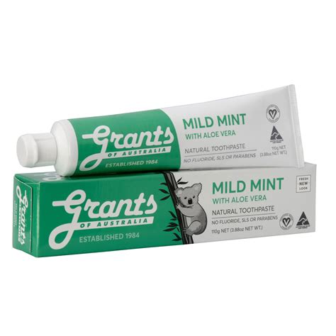 Grants Natural Toothpaste Mild Mint Balanced Essentials