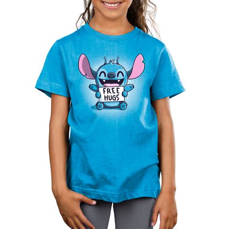 Free Hugs Stitch Official Lilo And Stitch Tee Teeturtle