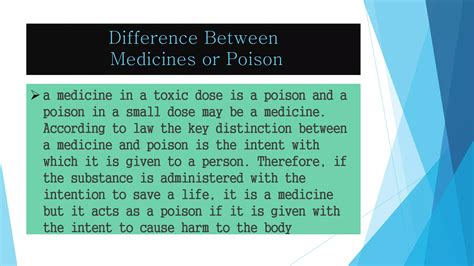 Classification Of Poisons And Its Mode Of Action Pptx