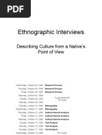 Ethnographic Interview Questions Guide Pdf Ethnography