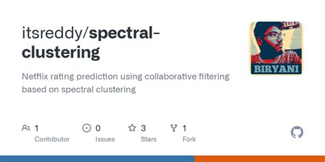 Github Itsreddyspectral Clustering Netflix Rating Prediction Using Collaborative Filtering
