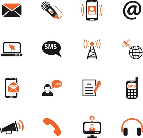 Communication Icon Set Sms Envelope Letter Vector Sms Envelope Letter Png And Vector With