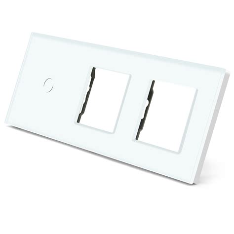 Bseed Eu Standard Crystal Glass Switch Frame Self Grandado