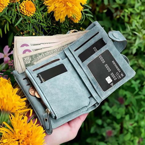 Custom Name And Birth Flower Wallet With Butterfly Leather Wallet For Women Wallet With Coin