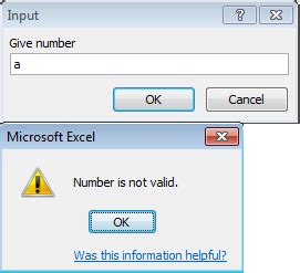 Using Excel Application Inputbox Vba