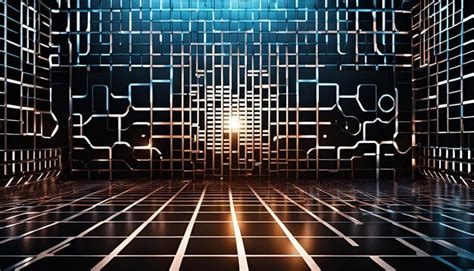 Abstract Technology Digital Hi Tech Background Premium Ai Generated Image