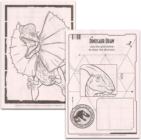 Jurassic World Echo Coloring Pages 2025