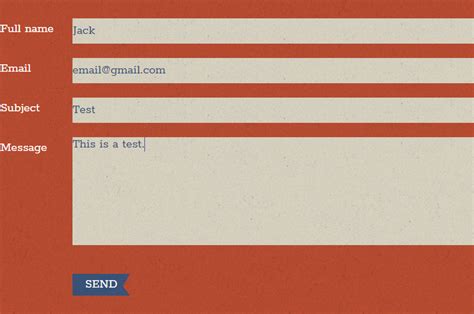Send Data From HTML Form To Php Stack Overflow