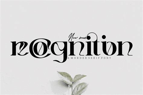 Recognition Demo Font · 1001 Fonts