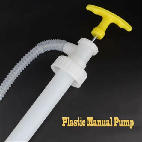 0 5m 휴대용 수동 환경 보호 흰색 플라스틱 가정용 소프트 파이프 펌핑 물 오일 희석 액체 가솔린 펌프 펌프 Aliexpress