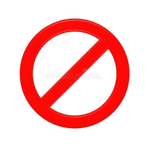 Red Forbidden Symbol Circle Stock Illustrations 24002 Red Forbidden